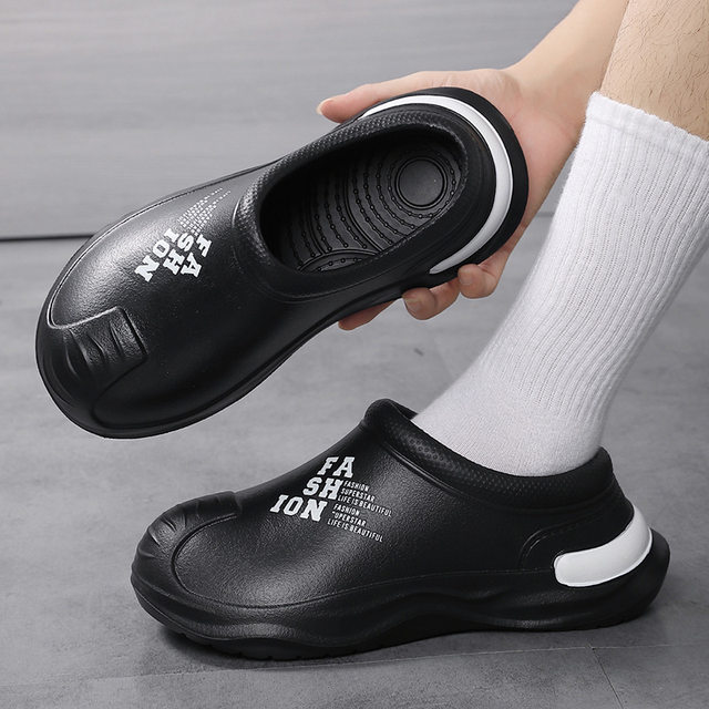 Chef Shoes, Bao Sho Shoes, Waterproof, Oil and wear -resistant half ...