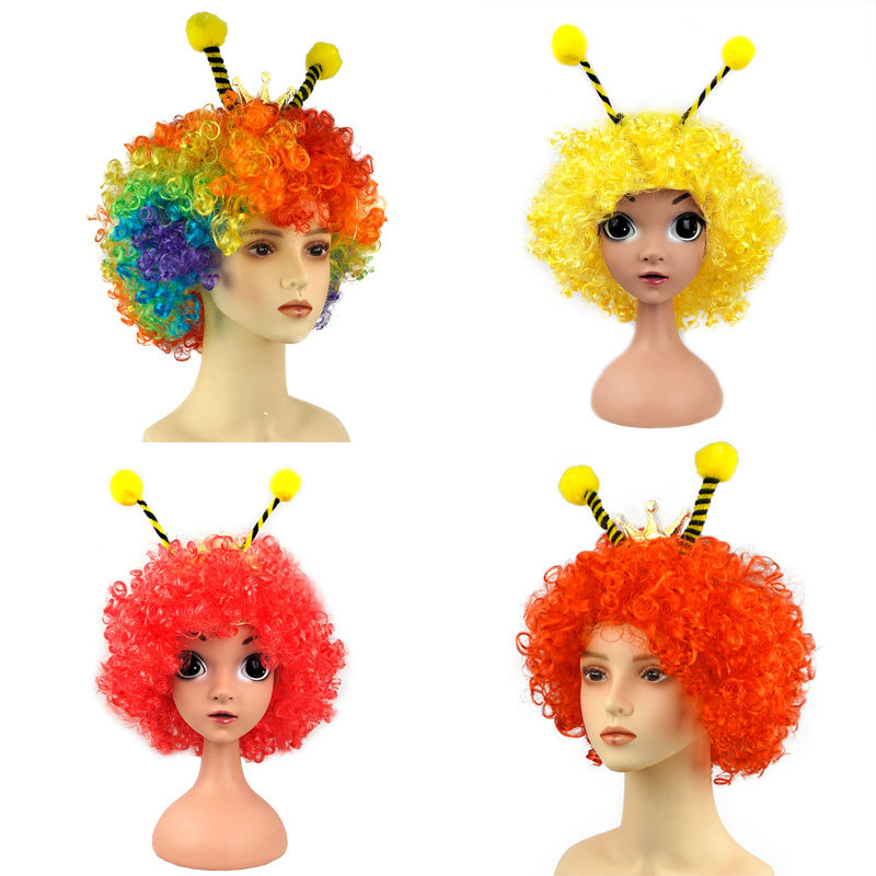 🎉 Colorful little bee wig set, a must-have for the whole family’s ...