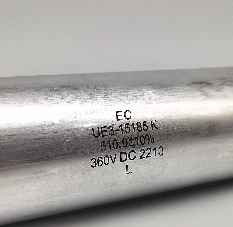 美国EC品牌电容器，型号UE3-15185K 510uf360V 大电流应用 长寿命