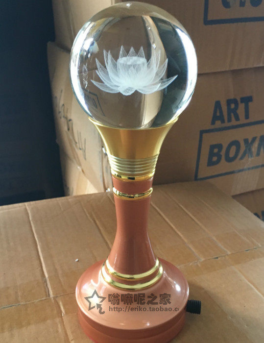 LED crystal ball lotus lamp Buddhist buddhist hall with the lamp ...