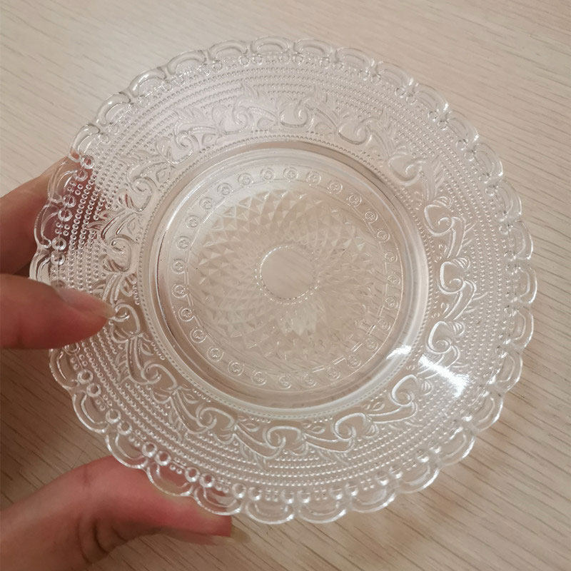 Small Glass Dish European Style Sauce Dish Creative Transparent Dip ...