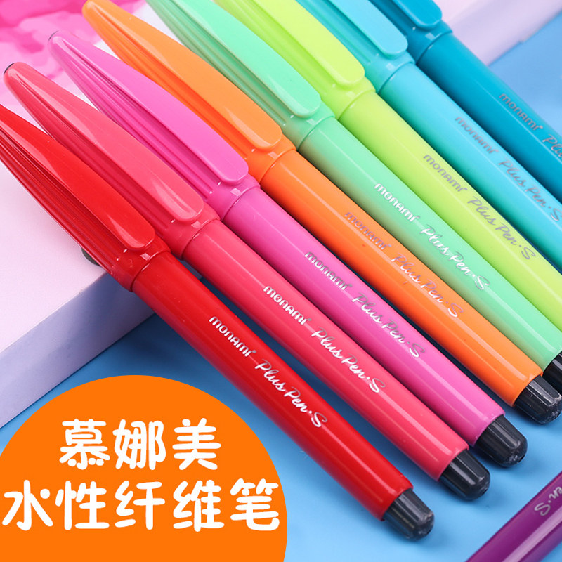 [USD 5.11] Korean Munami Monami Colored Fiber Pen Replaceable Core Hook ...