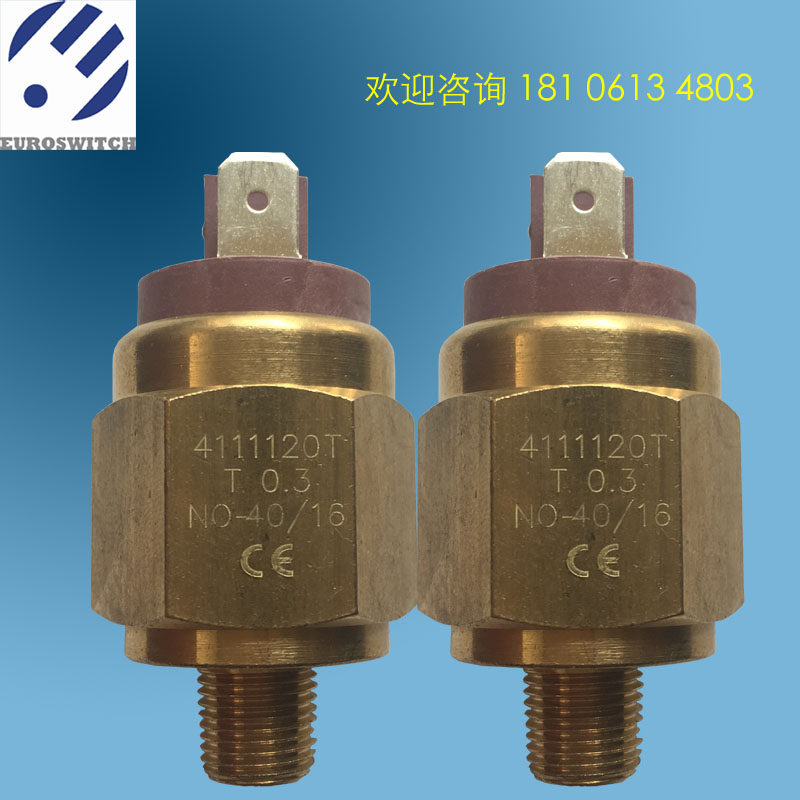 Euroswitch pressure switch 4111120 4111122 41V2022B normally open and ...