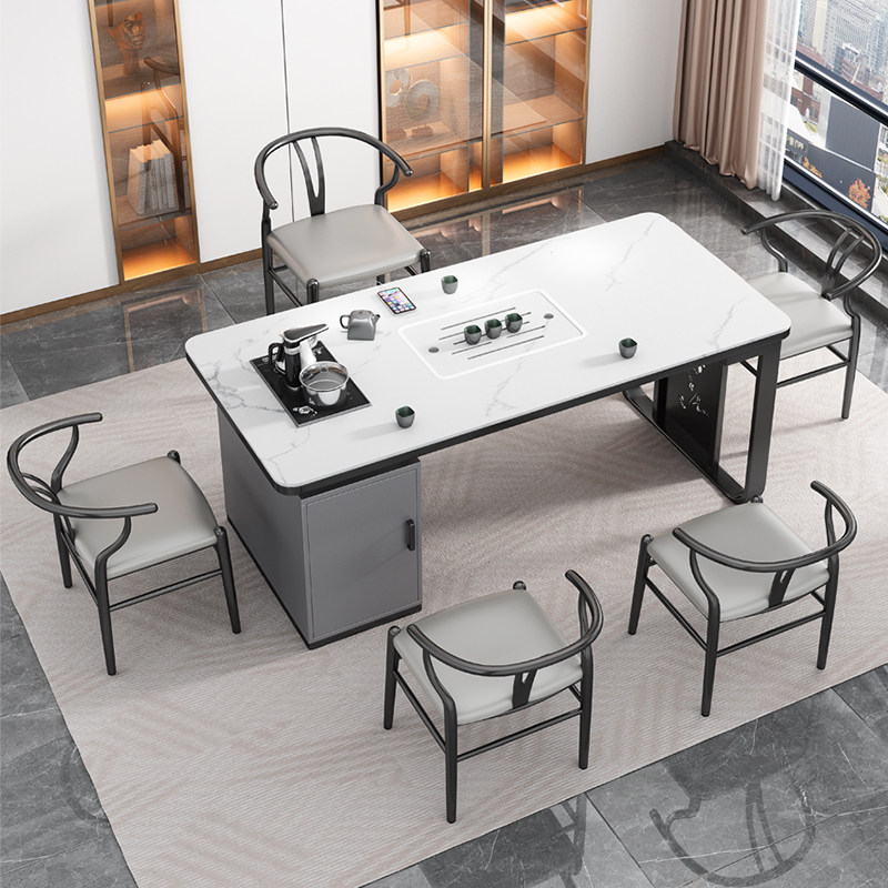 [USD 372.23] Tea table modern simple and light stone tea table and ...