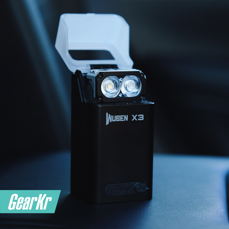 [GearKr]务本X3多功能EDC便携灯红白光磁吸拐角手电无线充电户外 - BulkFromChina.com - 最专业的海外华人代购淘宝网站