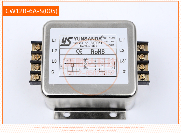 台湾YUNSANDA CW12B-40A/30A/20A/10A-S三相三线端子排安全-阿里巴巴