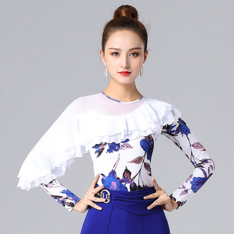 Ballroom latin dance bodysuits for women Dance Dress Top Women modern ...