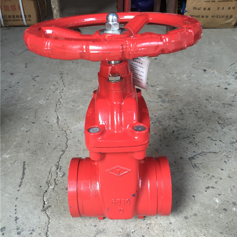 远大阀门 Z85X-10/16Q消防铸铁卡箍沟槽软密封暗杆闸阀DN50-DN200-阿里巴巴