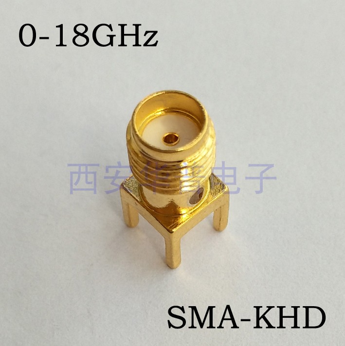 SMA-KHD RF coaxial connector PCB printed board socket High frequency antenna base SMA-KE RF ...