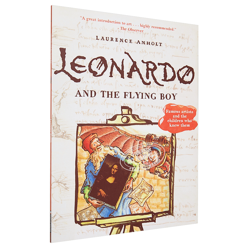 Leonardo and the Flying Boy 达芬奇和飞翔的男孩 英文原版 进口原版 艺术家故事 儿童图画书 Laurence Anholt
