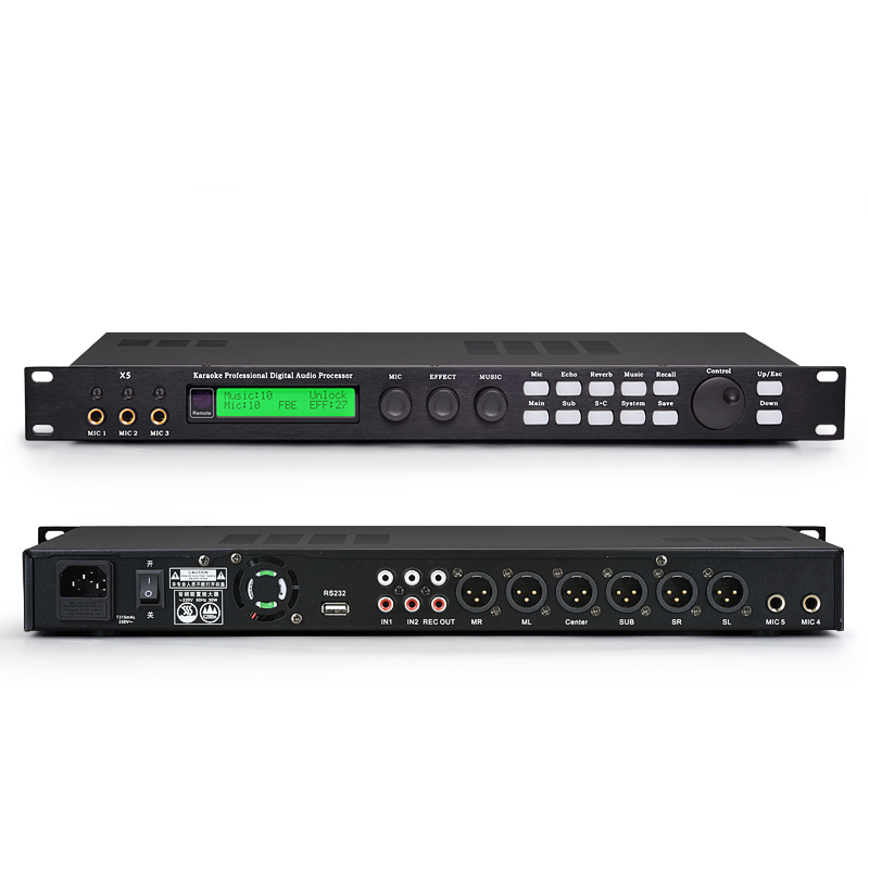 🎤震撼音效，KTV级享受！前置X5专业KTV前级卡拉OK混响防啸叫效果器DSP音频处理器揭秘🌟-效果器-淘宝好物网