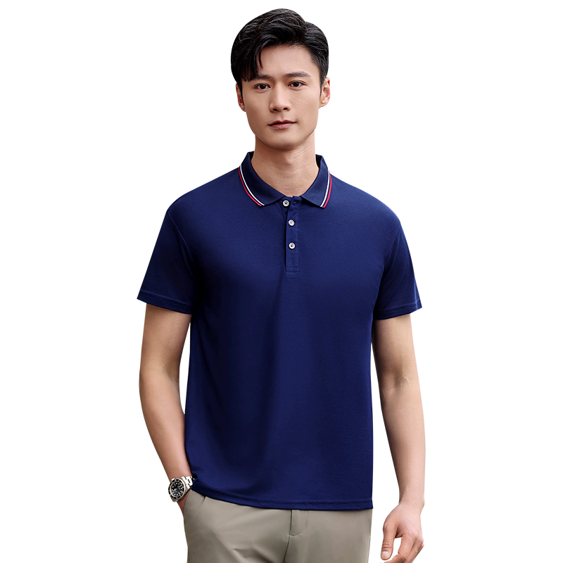 冰丝工作服男装定制t恤短袖工地工厂车间厂服夏季劳保工装polo衫-Taobao
