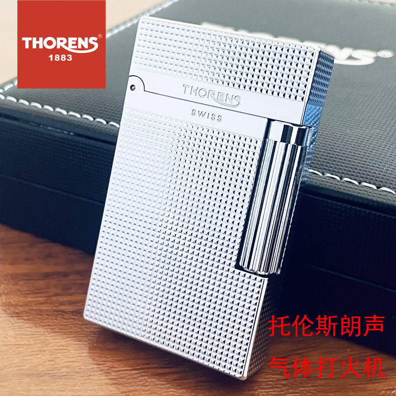 THORENS打火机：黄铜精雕下的瑞士精密机械之美-打火机-淘宝百科网