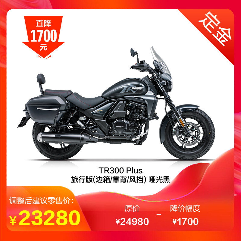 豪爵TR300 Plus摩托车，21980元起，年轻人的第一辆摩托车？-摩托车整车-淘宝好物网