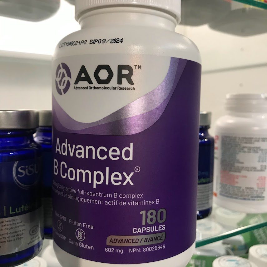 🌟加拿大AOR Advanced B Complex维生素B族复合活性辅酶型180粒，你的能量加油站！-维生素/矿物质/营养包-淘宝好物网