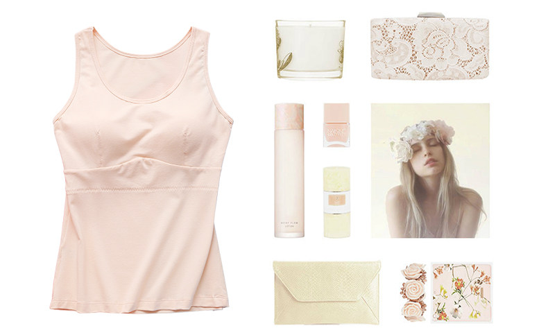 Yilanfen bra vest bra two-in-one body girl without steel ring ...