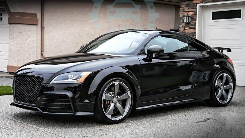 Carbon Fiber Front Bumper Lip Spoiler Diffuser Bodykit for Audi TT TTS ...