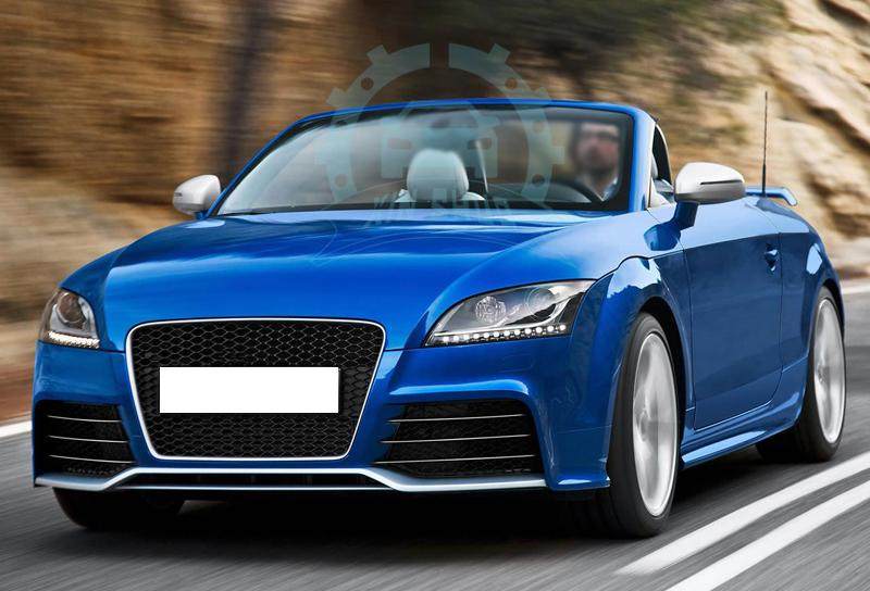 Carbon Fiber Front Bumper Lip Spoiler Diffuser Bodykit for Audi TT TTS ...