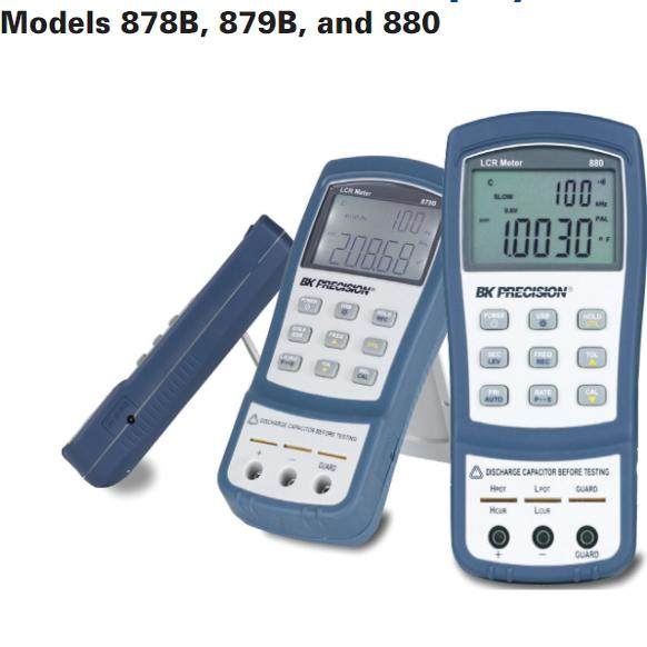 台湾百科BK Precision 878B/879B/880 手持式LCR数字电桥测试仪