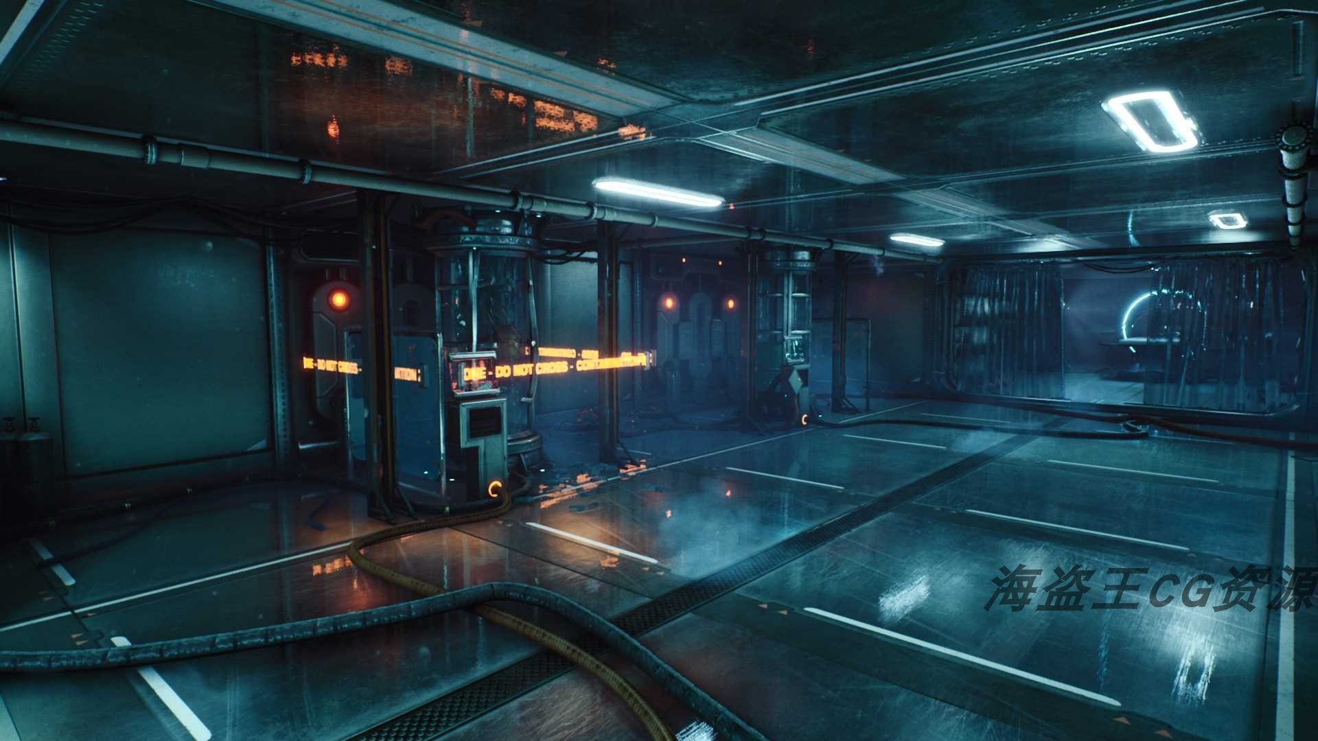 Contamination Zone Sci-Fi Laboratory科幻实验室污染区虚幻5UE5：沉浸式末日体验！废土迷狂喜到尖叫！-南瓜灯-淘宝好物网