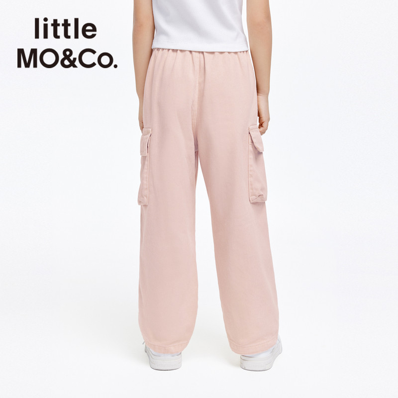 亲子装little moco童装夏装：💖粉色牛仔裤，妈妈宝贝同款，夏日亲子穿搭新选择！🎉-儿童牛仔裤-淘宝好物网