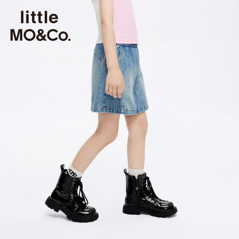 little moco童装夏装女童甜酷时尚牛仔裙，A字裙半身裙短裙，让宝贝成为夏日街头最靓的仔！-儿童牛仔裙-淘宝好物网