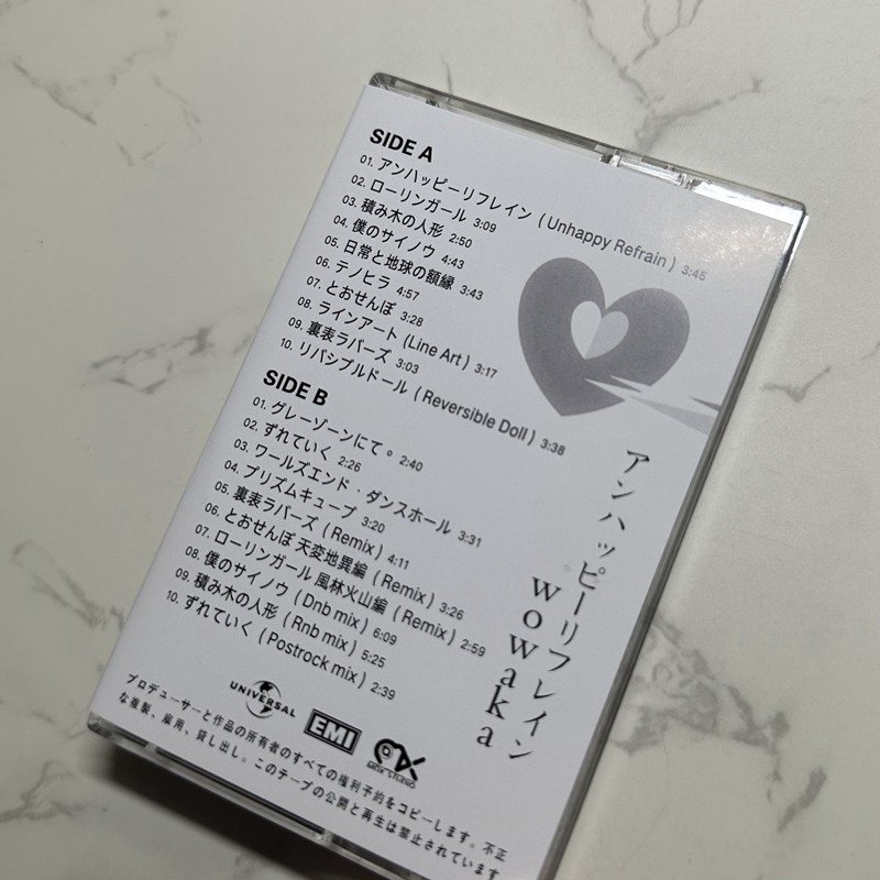 wowaka磁带《Unhappy Refrain》全新未拆，初音未来的经典之作，值得收藏吗？🤔--淘宝好物网