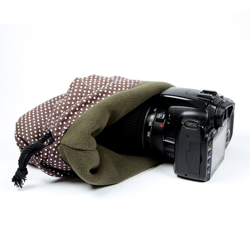 Thickened micro-single camera storage bag telephoto machine card camera ...