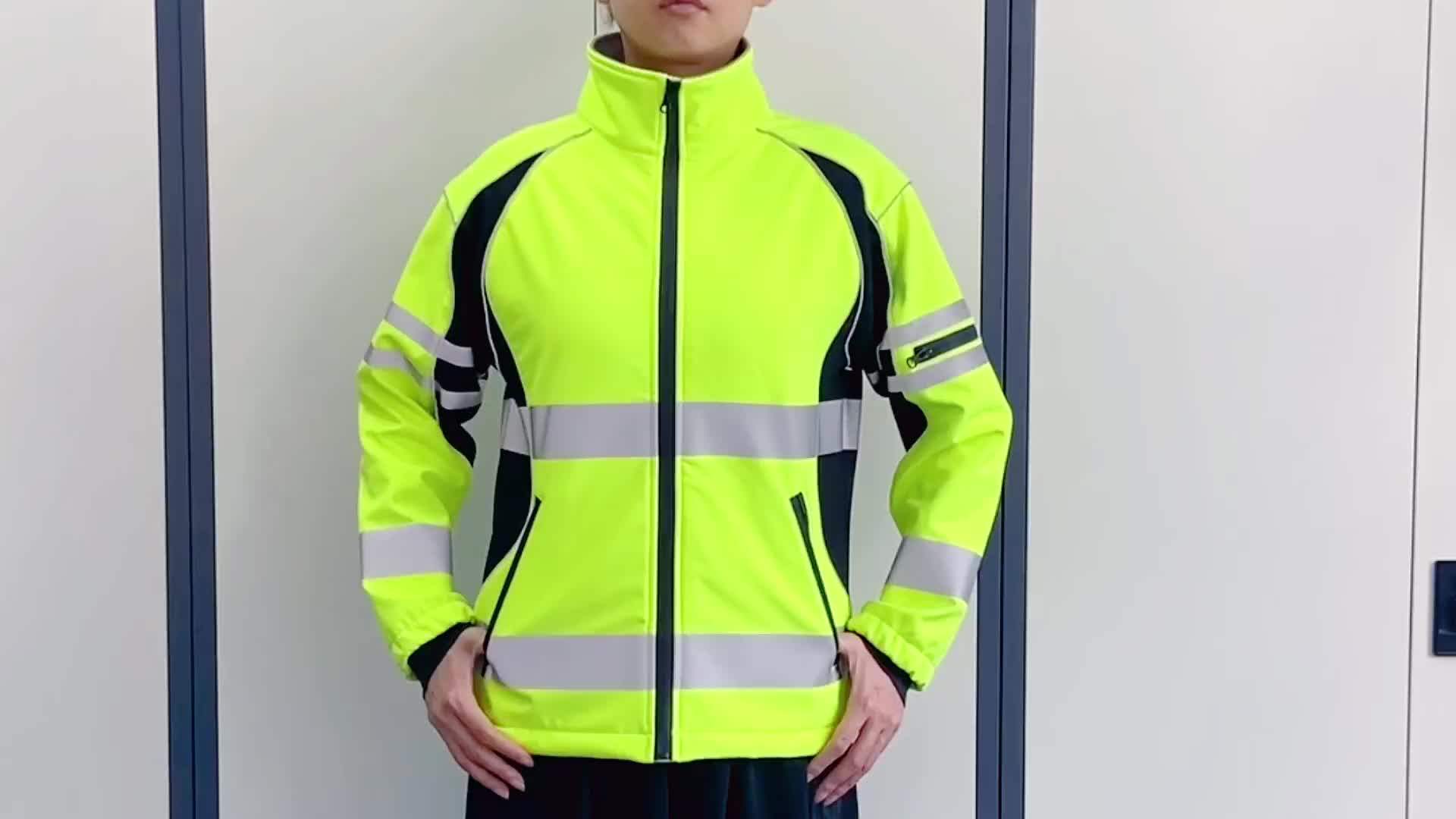 Custom Warm And Windproof Engineering Hi Vis Safety High Visibility ...
