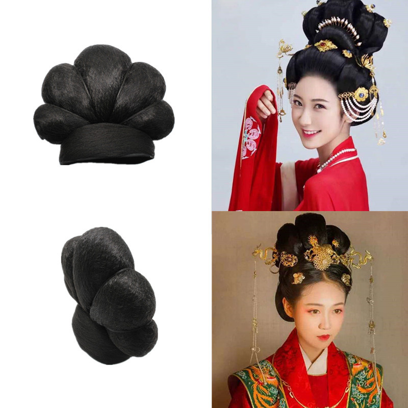 Chinese hanfu wig Tang dynasty princess empress fairy drama cosplay wig ...