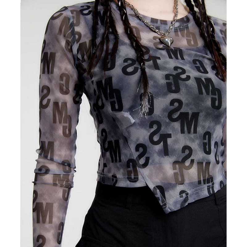 薄款扎染防晒罩衫，解锁春日潮流穿搭_T恤_淘宝服装网