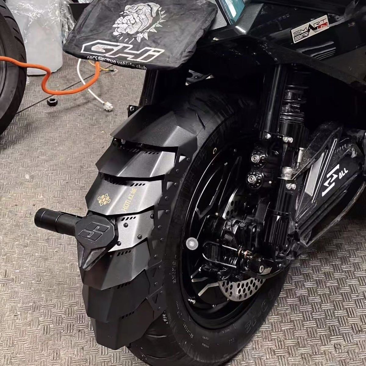 🌟 极核九号小牛电动车升级好物：红城机甲挡泥板spnu支架 🚗-挡泥板-淘宝好物网