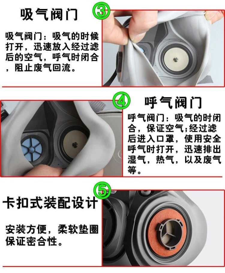 3M半面具6200防毒面罩主体6800/6281头戴/7581头带501滤棉盖配件-阿里巴巴
