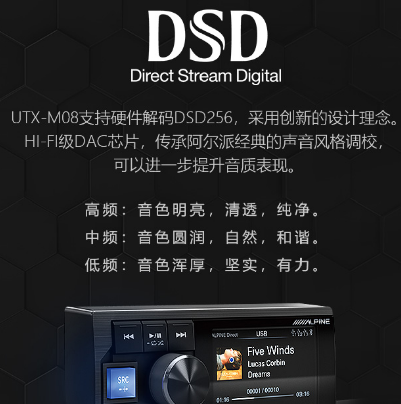 阿尔派UTX-M08：车载音乐盛宴，无损音质带你飞！-数字音频处理器-淘宝好物网