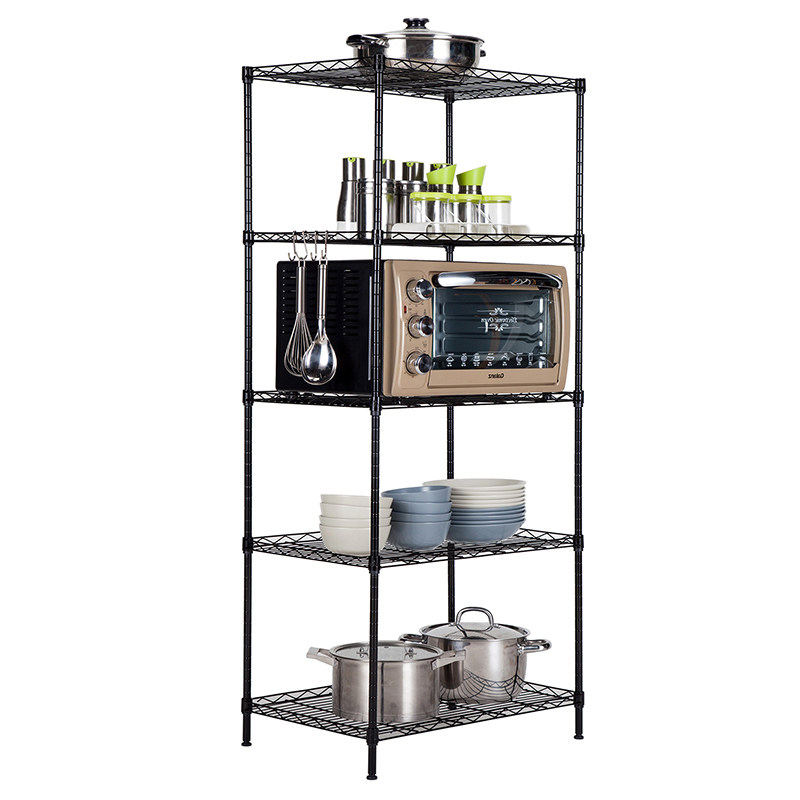 Home-friendly kitchen racks wrought iron storage rack balcony bedroom ...