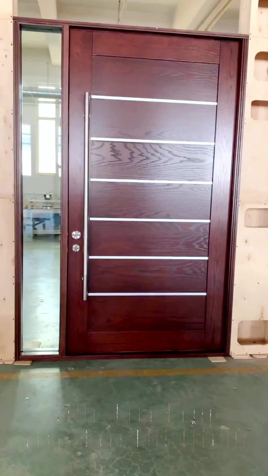 Doorwin Luxury Modern House Villa Main Entrance Entry Wood Glass Door ...