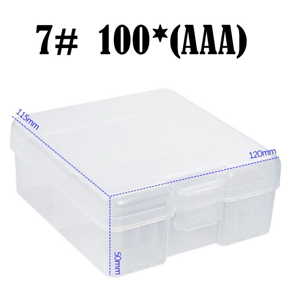 Extra large capacity battery storage box: 100 aaa/aa batteries can be ...