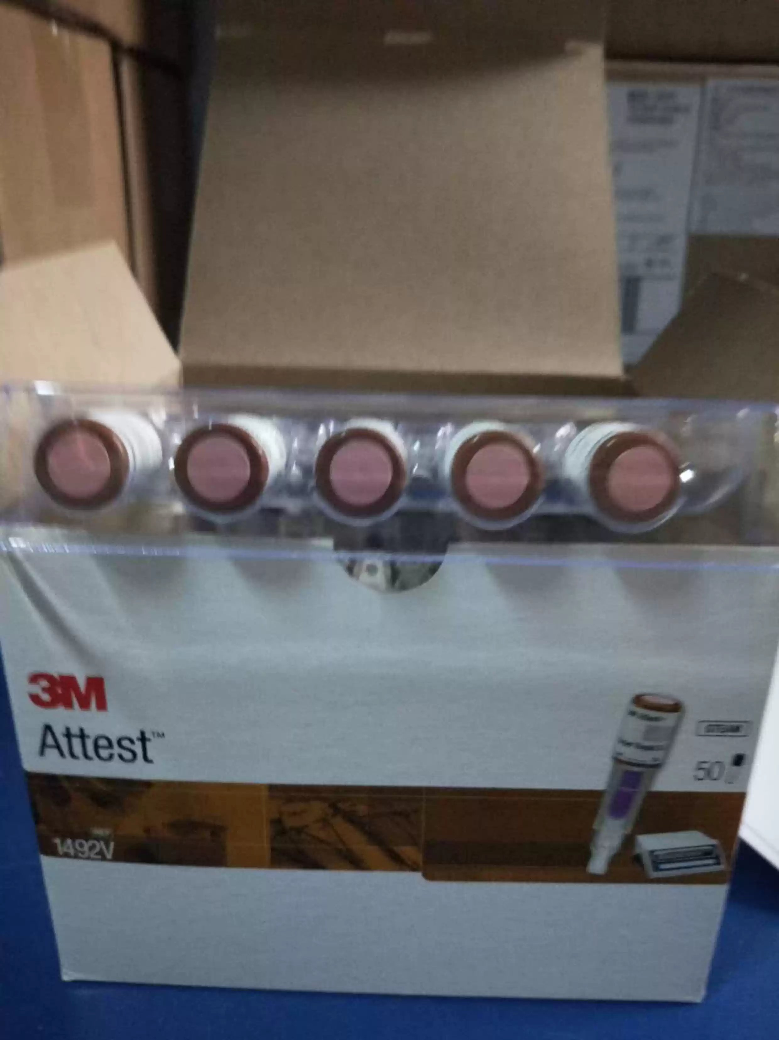 3M壓力蒸汽高溫滅菌極速生物指示劑1492V閱讀器490配套使用指示劑