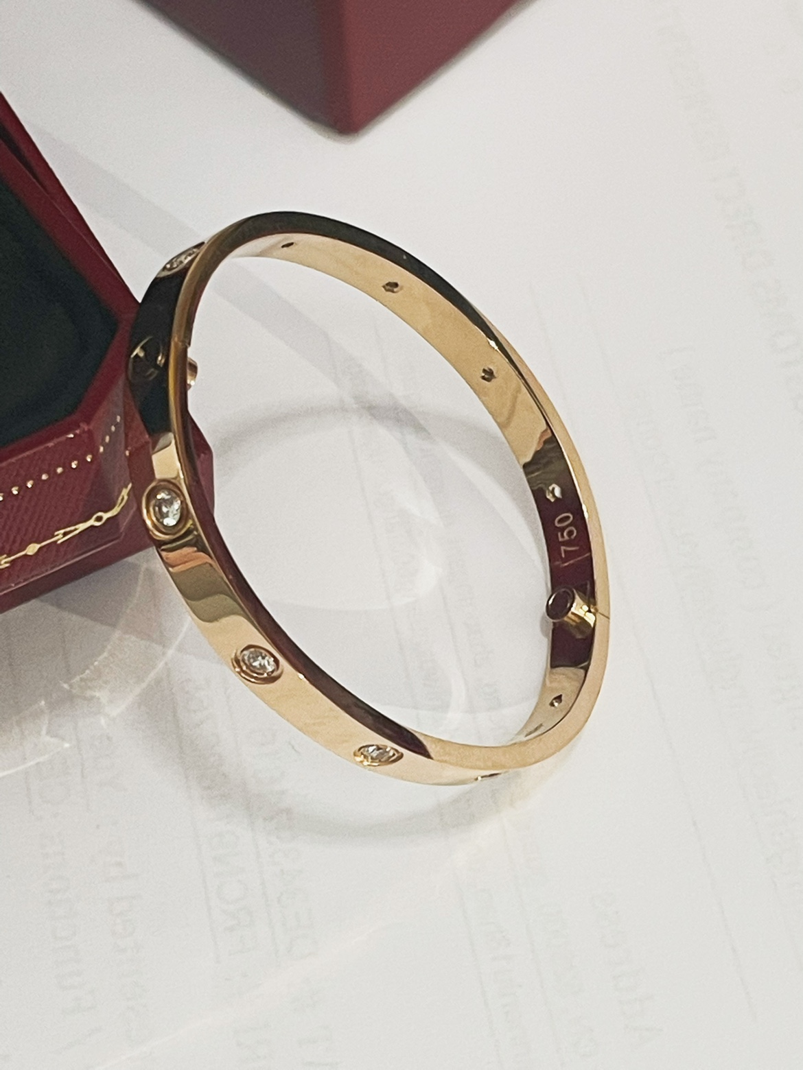 18K Bracelet Au750 Rose Gold Love Fashion Men and Women Couple Same Style - BuyChinaFrom.com ...