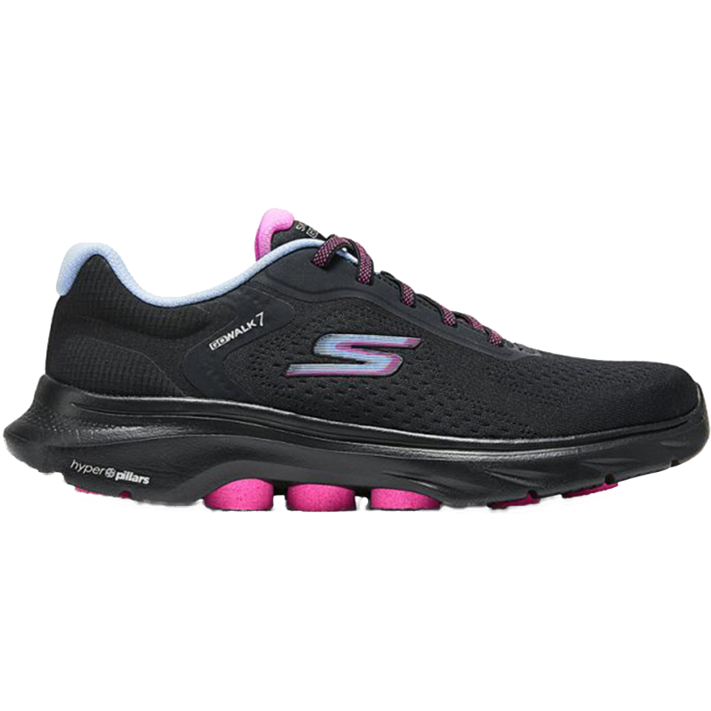 SKECHERS斯凯奇女子GO WALK 7运动休闲鞋125215-BKMT