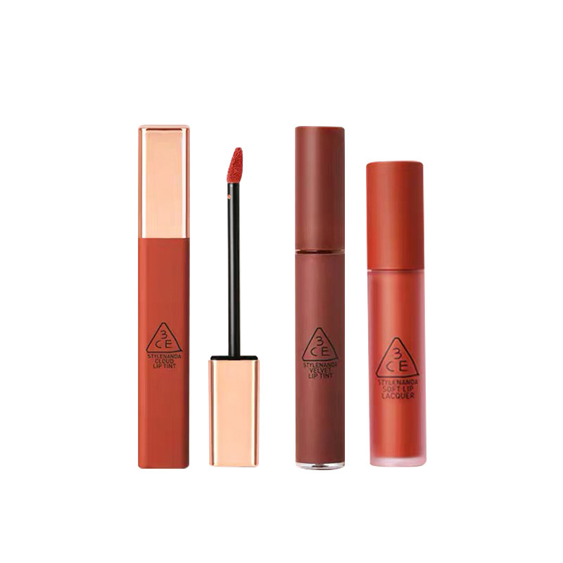 [USD 23.08] 3CE Velvet Matte Glazed Lipstick Moisturizing Long Lasting ...