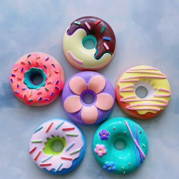 [USD 6.26] Kids Creative DIY Color Dinosaur Model Toy Macaron 2D Donut ...