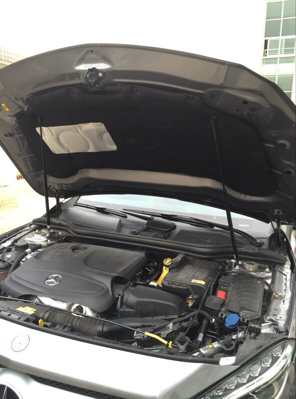 賓士A180200250220260A45CLAGLA，B級引擎蓋德國產氮氣液壓伸縮桿，