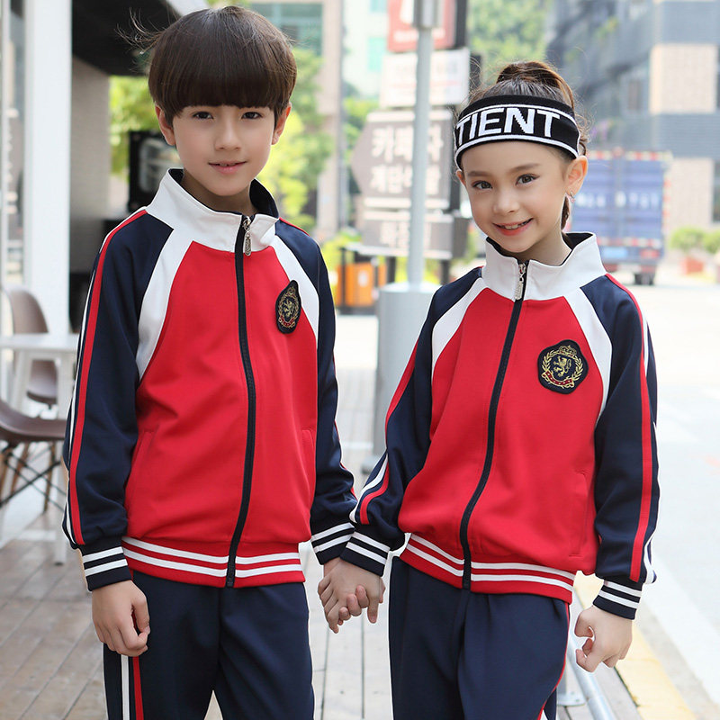 Primary school uniform Spring and Autumn Winter Sports two sets ...