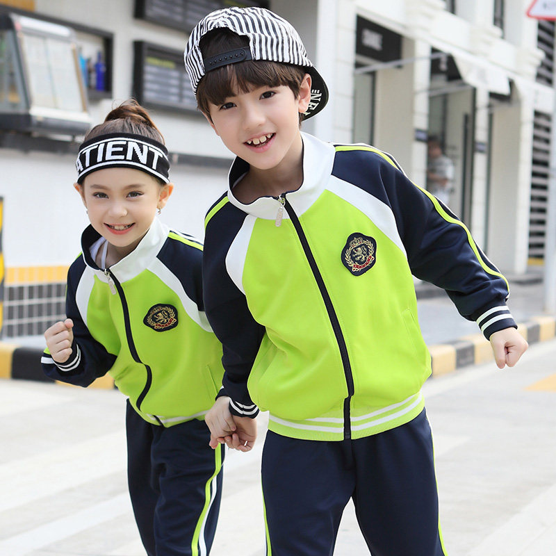Primary school uniform Spring and Autumn Winter Sports two sets ...