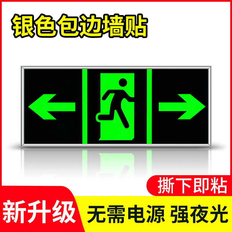 [USD 5.40] Safe exit staircase fire sign warning sign safe evacuation ...