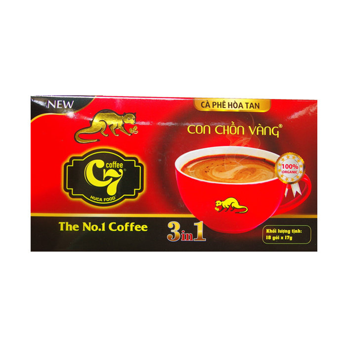 VIETNAM DIRECT Mail GOLDEN WEASEL C7 3IN1 THREE-in-one INSTANT COFFEE ...