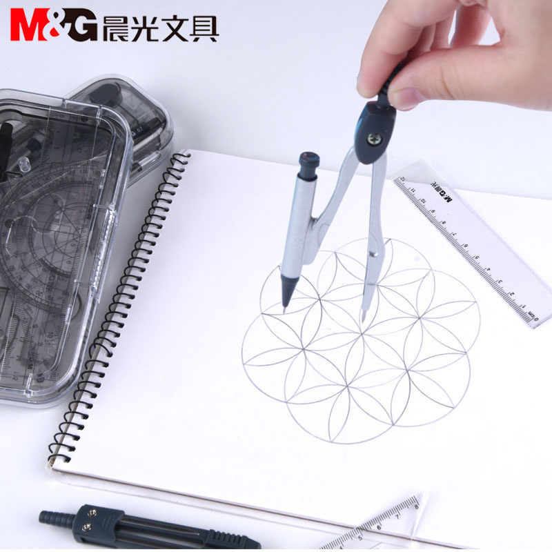 [USD 6.82] Morning fascicle ruler set student drawing stationery ...