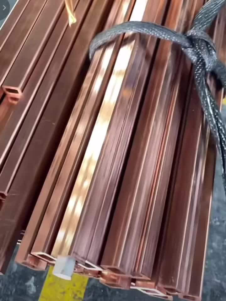 Copper Tube Rectangular Copper Pipe/ Square Copper Tube - Buy Copper ...