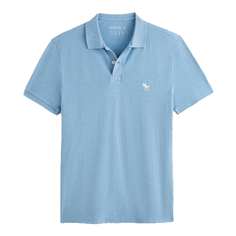 AF男装25夏新款经典小麋鹿POLO衫美式纯色通勤短袖T恤KI124-5182-Taobao